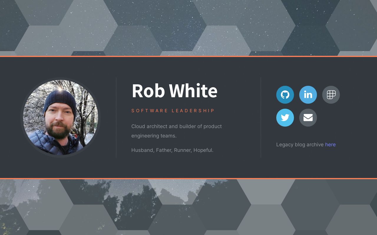 Rob White - Engineering Leader